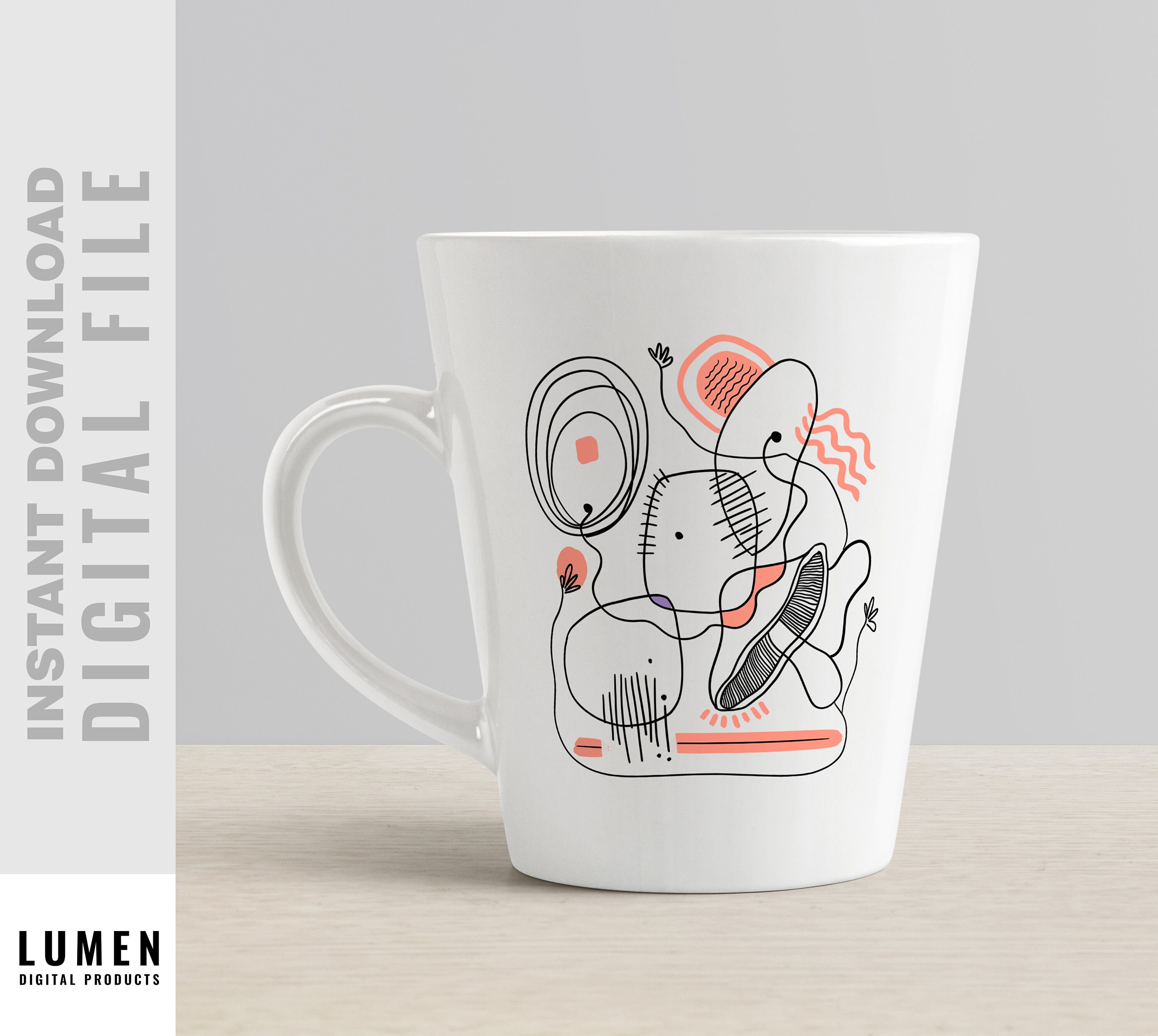 Abstract Line Art Png, Sublimation Design Png, Abstract Line Art ...