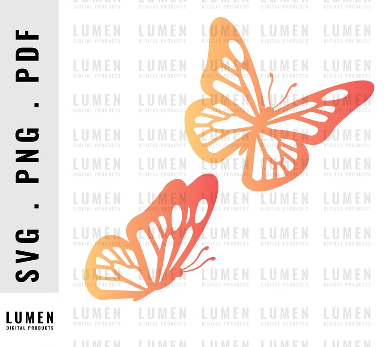 Butterfly SVG Bundle, Layered Butterfly Svg Files, Butterfly Files for ...