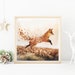Art Print: Autumn Fox Fall Leaves Wall Decor Cute Gift - Etsy