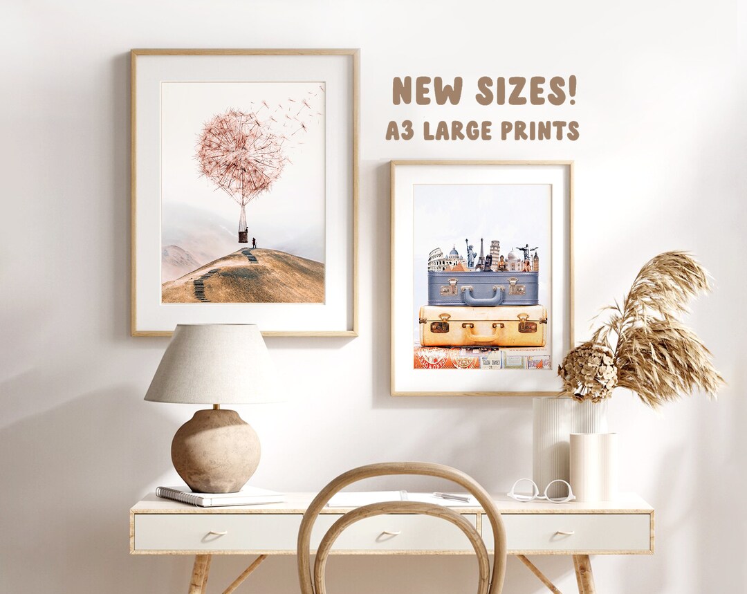 Large A3 Art Prints: Choose the Print You Like! • Set of Prints Wall ...