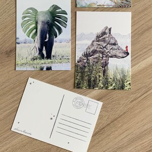 Magical World Poscard Set • 5 Vertical Postcards • Cute A6 Postcard ...