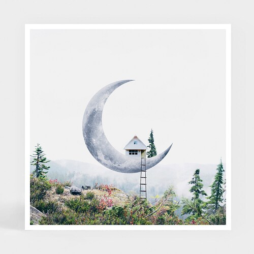 Art Print: Autumn Fox Fall Leaves Wall Decor Cute Gift - Etsy