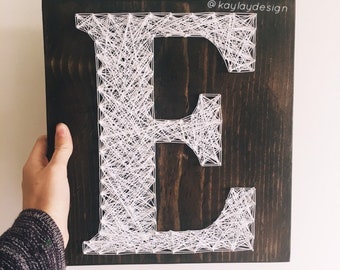 String art letter | Etsy