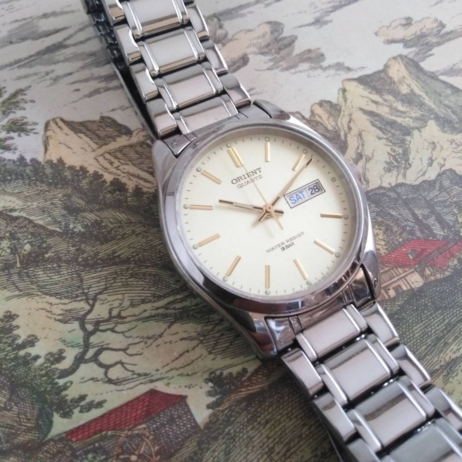 Orient Watch Men's Wrist Watch Watch Orient Japan Day - Etsy