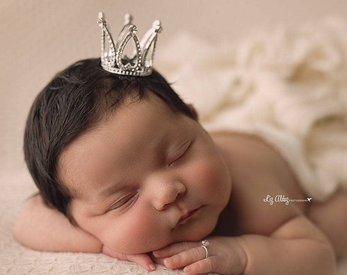 RTS!!! Baby Crown and Ring Set Photography Prop Tiara Girl Baby Crown ...