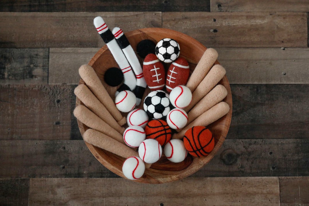 MADE TO ORDER! Felted Sport Props | Newborn Photography Props Felted ...