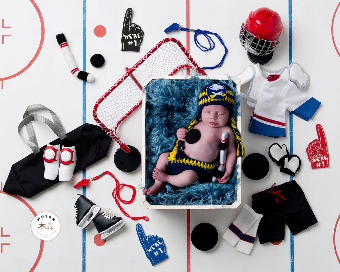 MADE TO ORDER! Felted Hockey Set | Felted Stuffy Toys Newborn ...