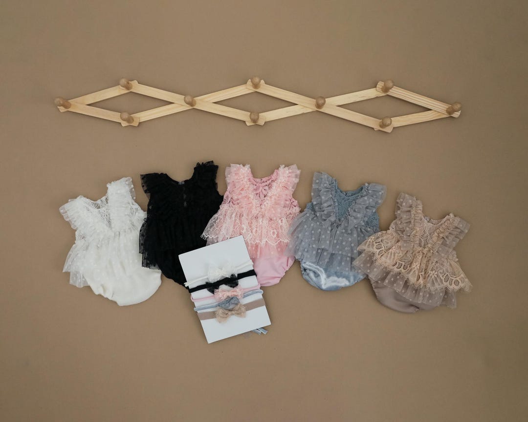 RTS! 3pcs Dress Set | Newborn Photography Props Baby Girl Dress Props ...