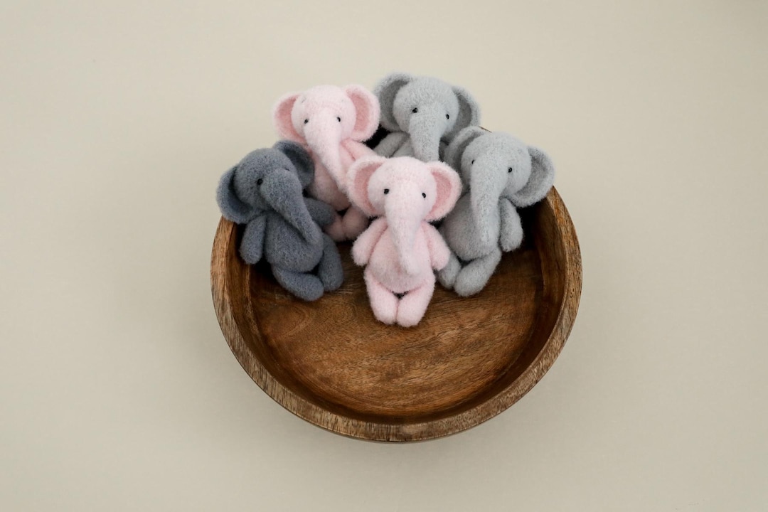 RTS! Elephant Toy | Newborn Photography Props Baby Props Newborn Posing ...