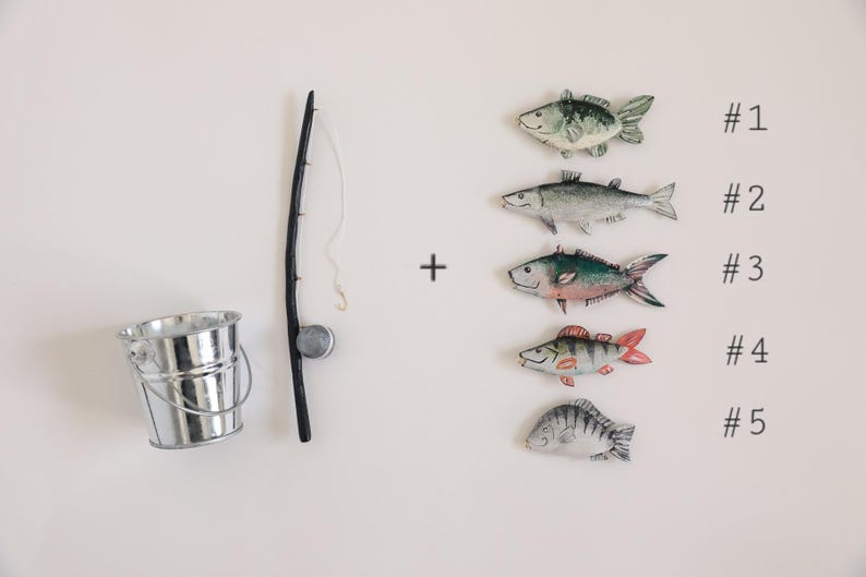 RTS! Fishing Props | Fishing Rod With Fish Newborn Photography Props ...