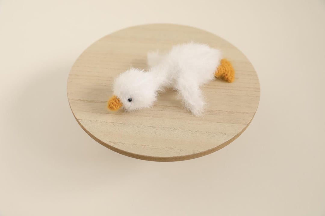 RTS! White Mini Goose Toy | Newborn Photography Props Easter Baby Props ...