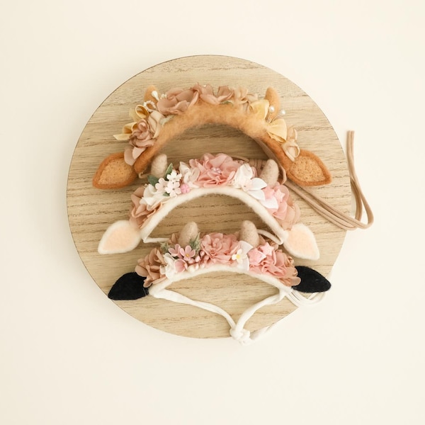 Cow Headband - Etsy
