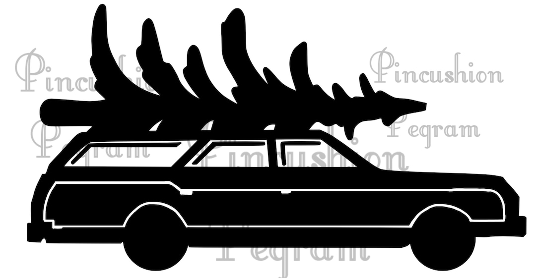 Station Wagon With Tree Digital File - Etsy