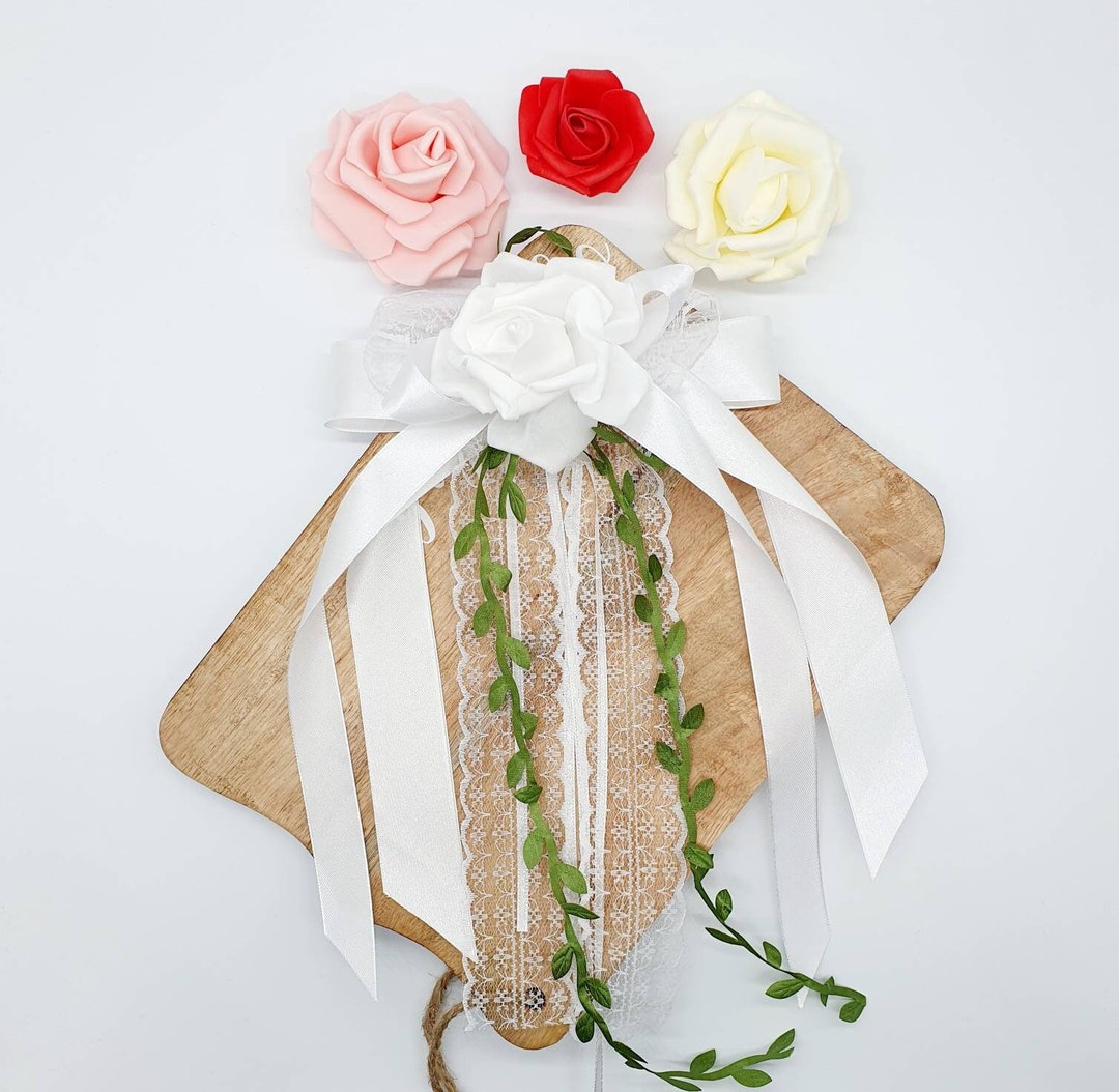 Church Ornaments Antenna Loops Vintage Lace Car Loops Mirror Loops Car ...