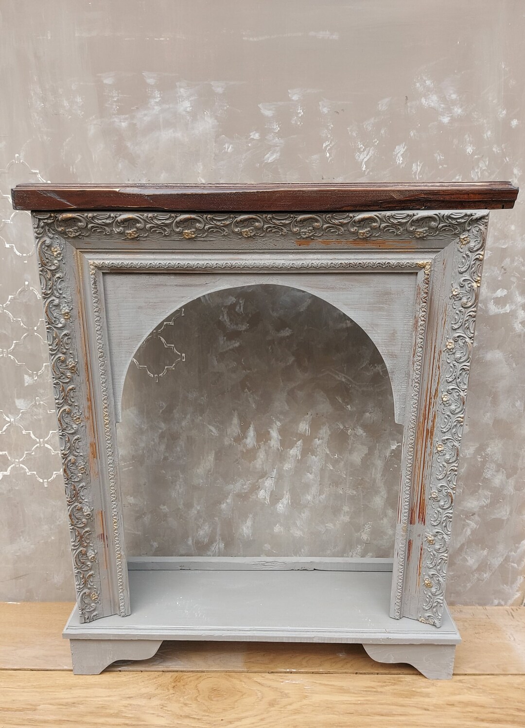 Solid Wood Fireplace Frame - Etsy