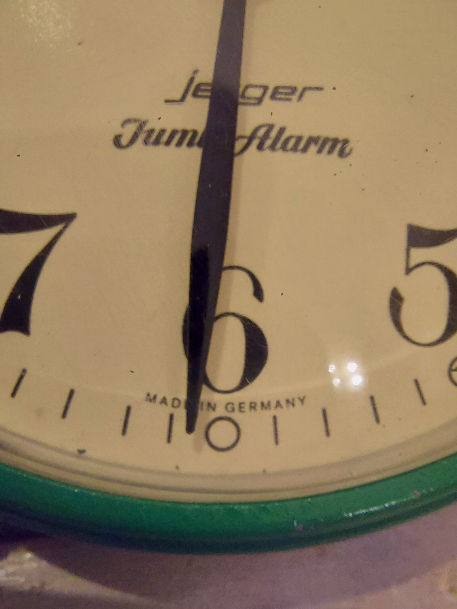 Jerger Alarm Clock From the 70s - Etsy