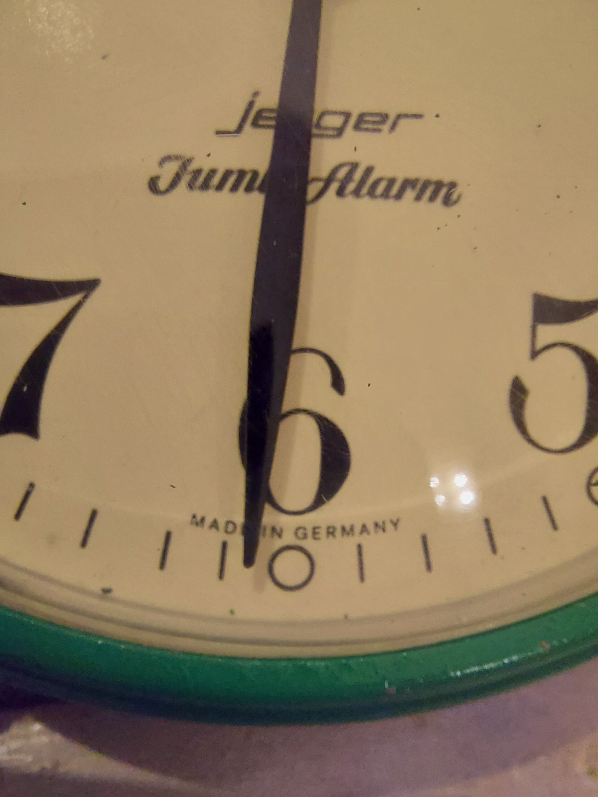 Jerger Alarm Clock From the 70s - Etsy