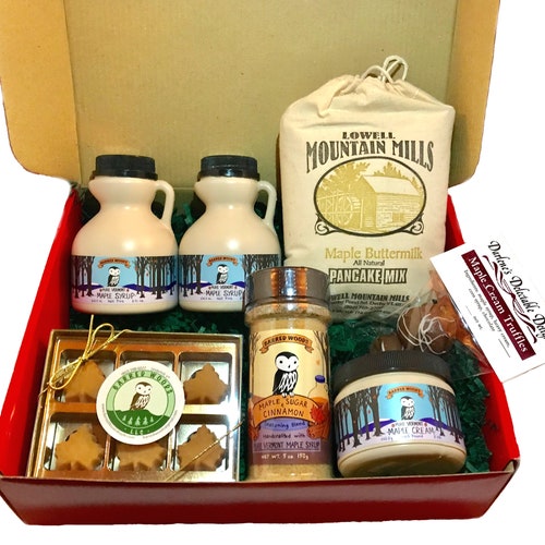 Perfect Vermont Gift Deluxe Maple Gift Box of Treats: Maple - Etsy