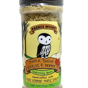 Maple Seasonings - Box of 4 Jars of Pure Vermont Maple Sugar and Spices ...