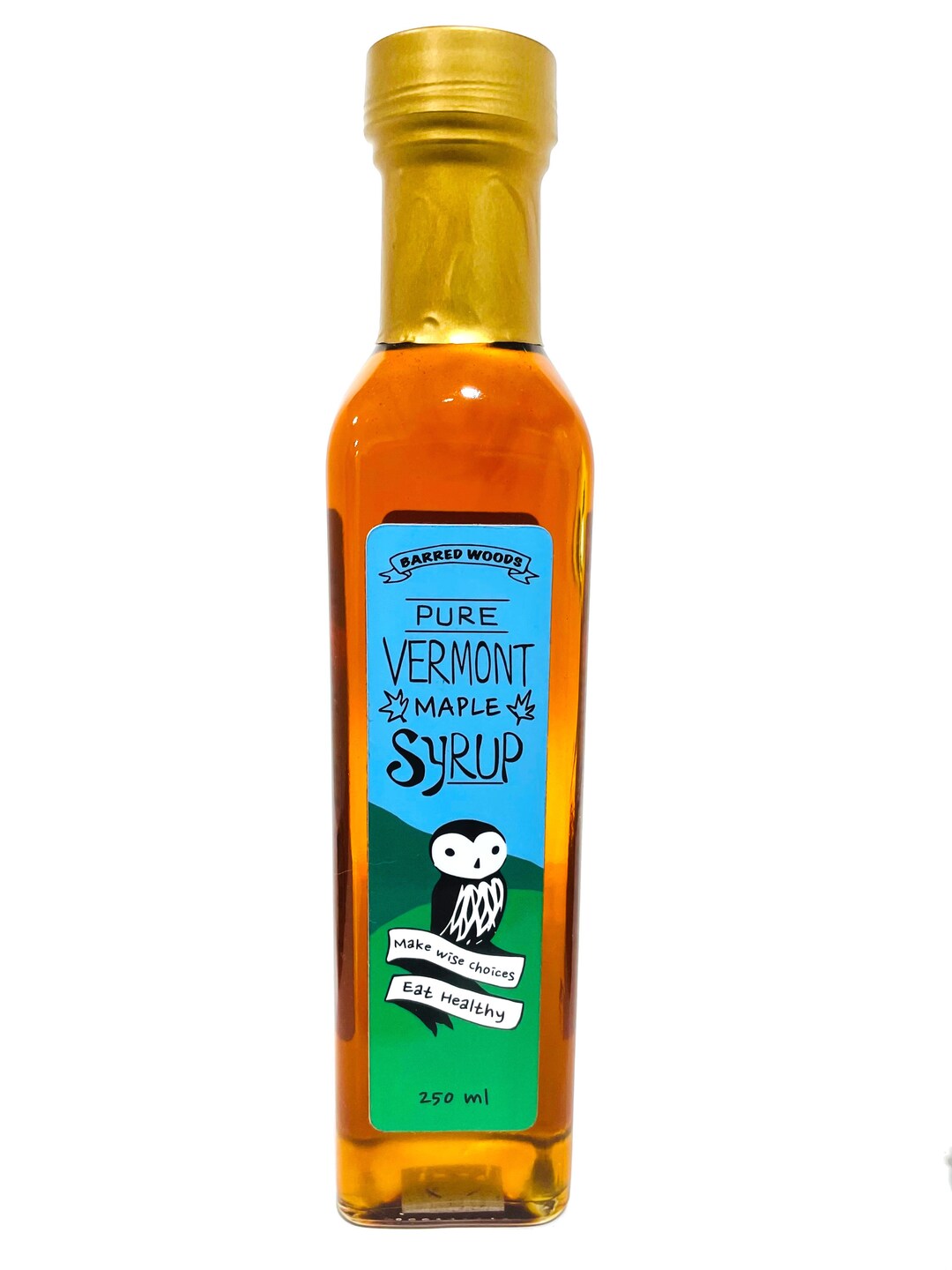 Maple Syrup Bottles - 250ml Bottle of Grade A 100% Pure Vermont Maple ...