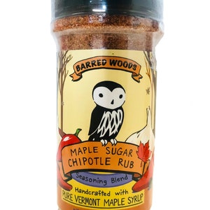 Maple Seasonings - Box of 4 Jars of Pure Vermont Maple Sugar and Spices ...