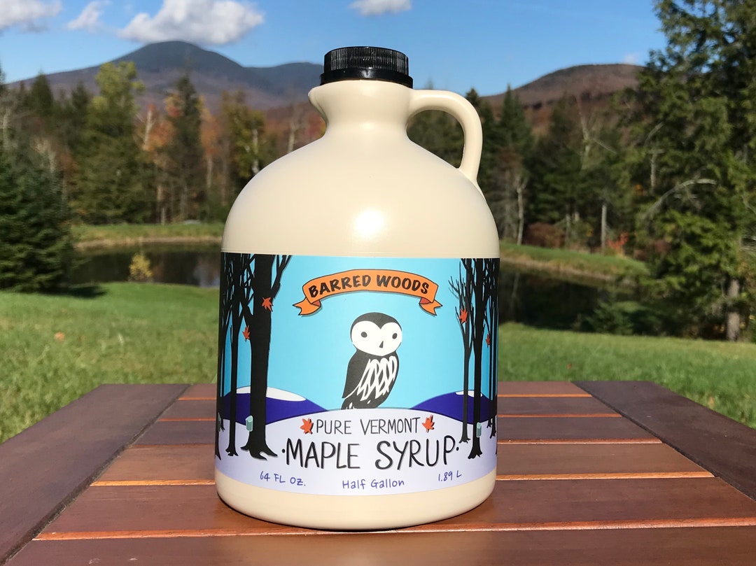 Free Shipping Maple Syrup - Two 1/2 Gallons of 100% Pure Organic ...