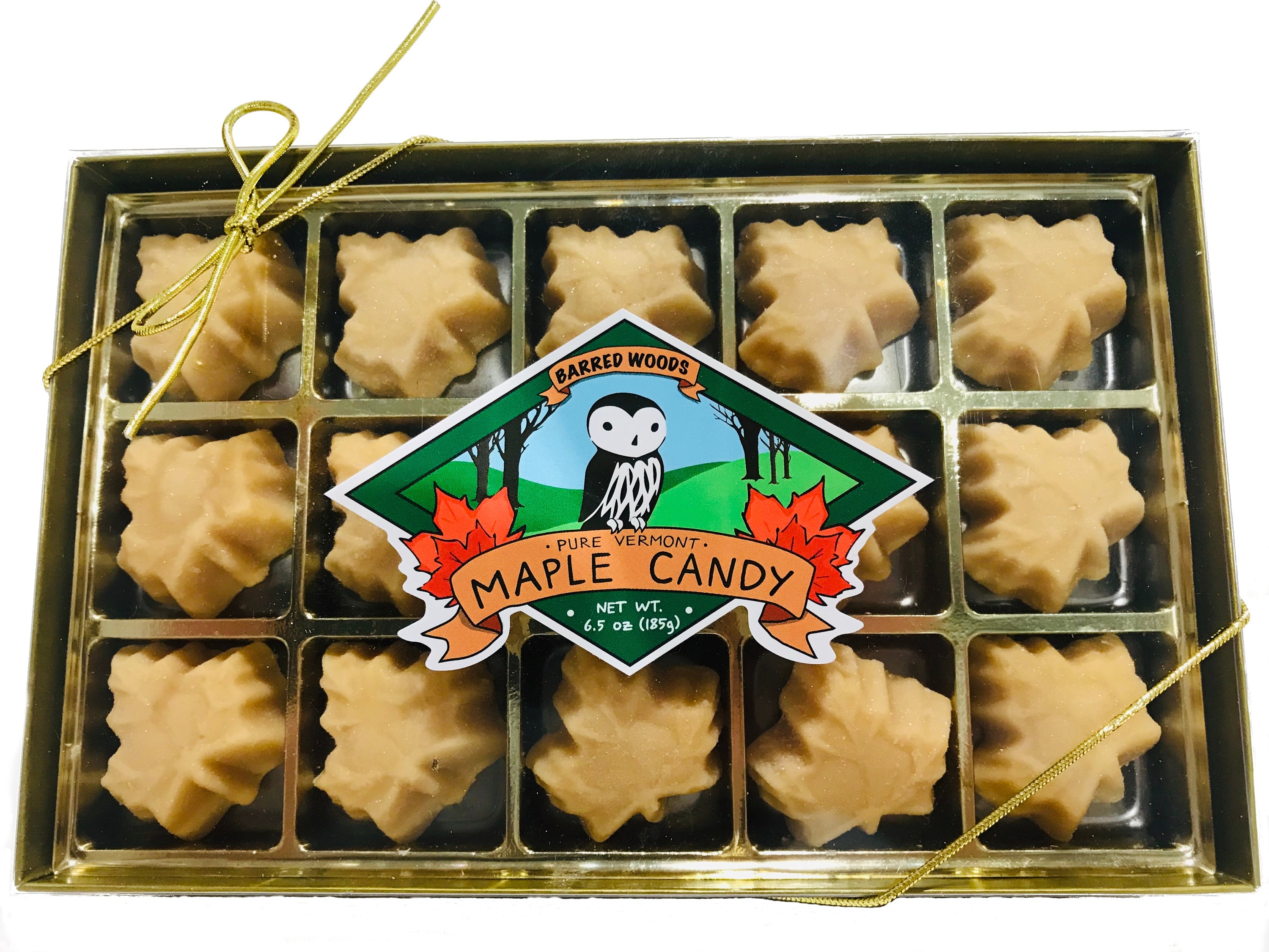 Maple Candy - Gold Gift Box of 15 Maple Leaf Candies - Free Shipping - Etsy