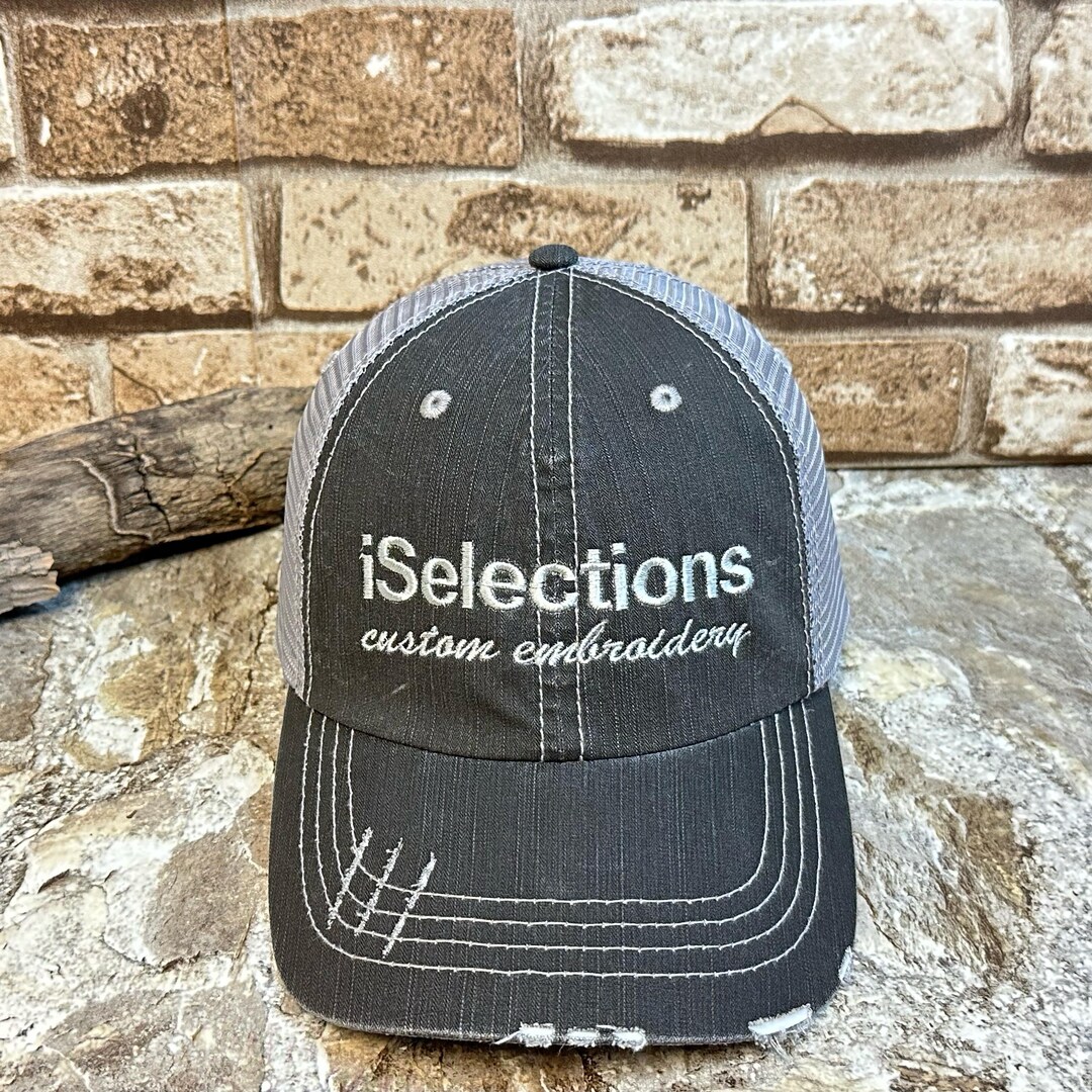Customized Trucker Hat, Unstructured Personalized Baseball Cap ...