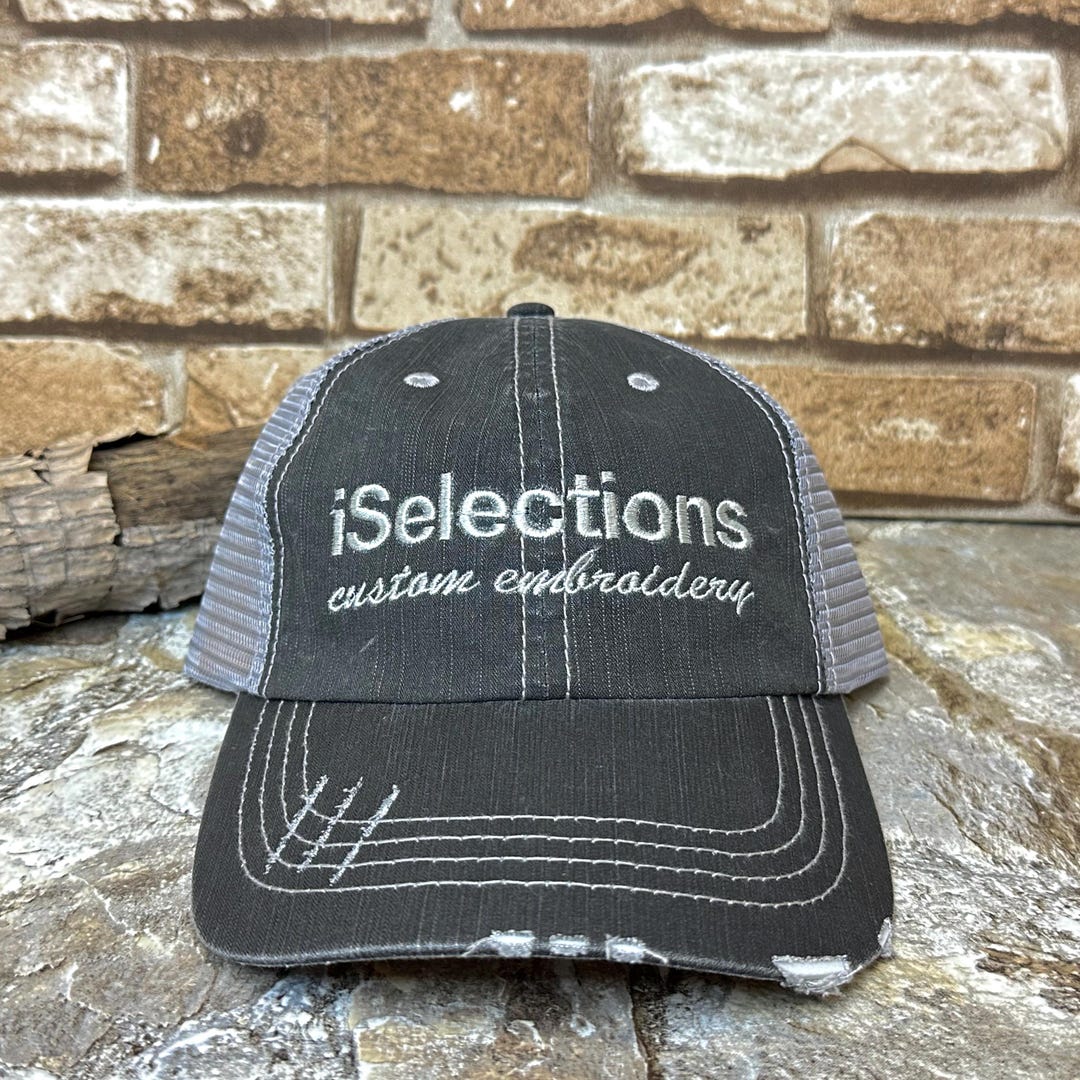 Customized Trucker Hat, Unstructured Personalized Baseball Cap ...