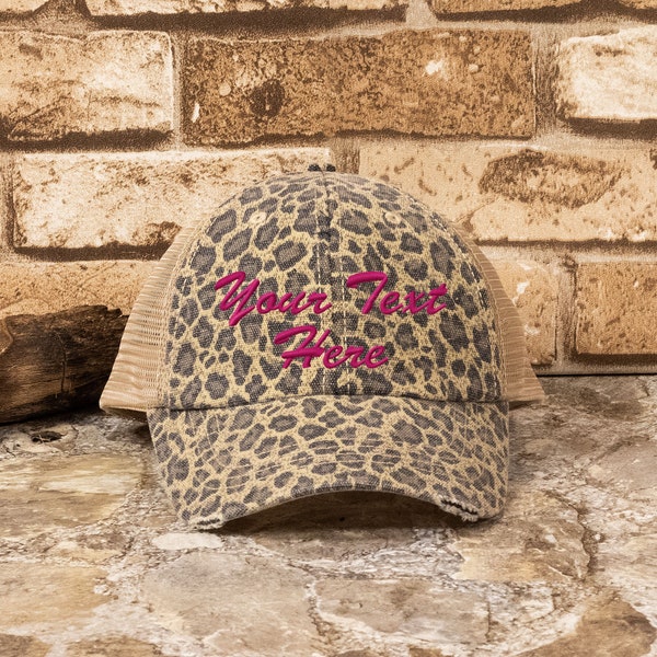 Leopard Print Hat - Etsy
