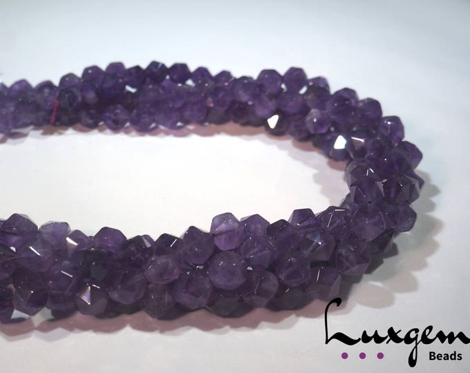 Natural AA Quality Amethyst Beads, High Quality Faceted Cut Round 4mm ...