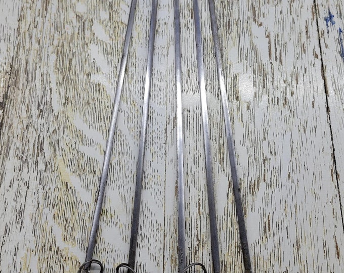 Vintage Meat Trussing Needles (5) * H. France. C * Butcher Skewers ...