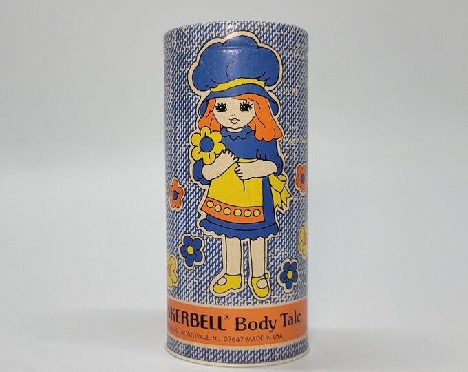 Vintage Tinkerbell Cosmetics Body Talc * Tom Fields * Talcum Powder - Etsy