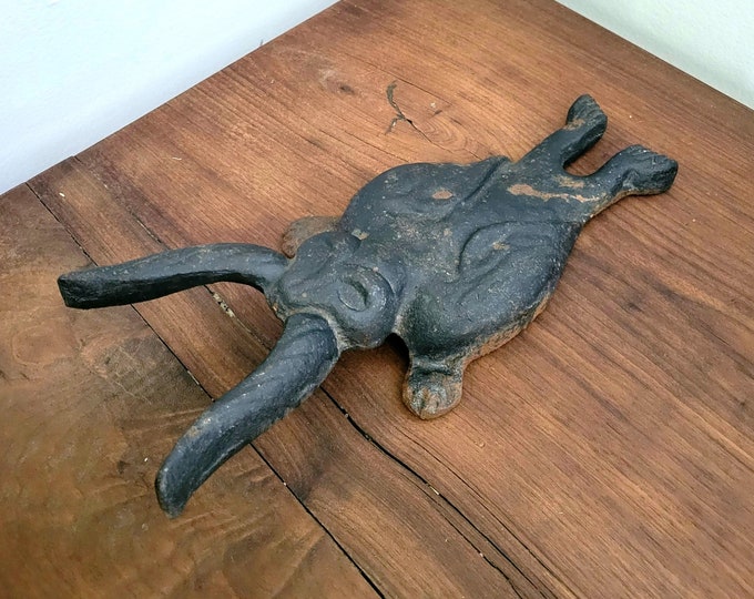 RARE! Antique Cast Iron Walrus Boot Jack * Primitive Cast Iron Decor - Etsy