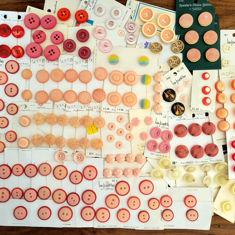 Plastic Buttons - Etsy