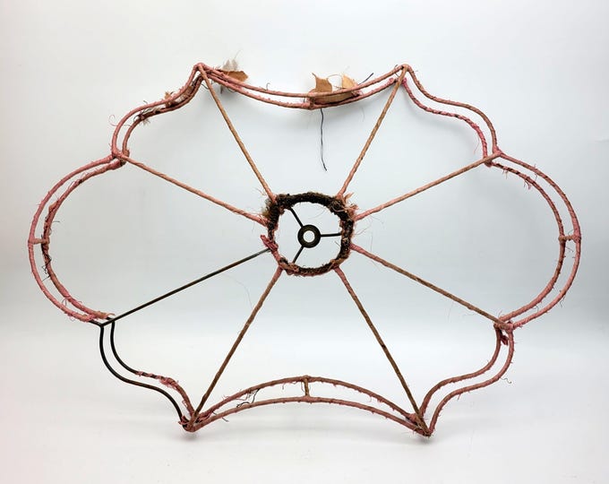 Large Victorian Lampshade Wire Frame for DIY/ Restoration Project - Etsy