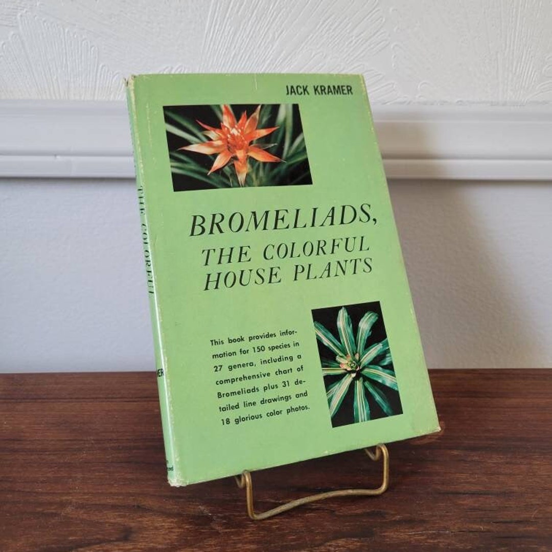 Bromeliads, the Colorful House Plants by Jack Kramer With Drawings ...
