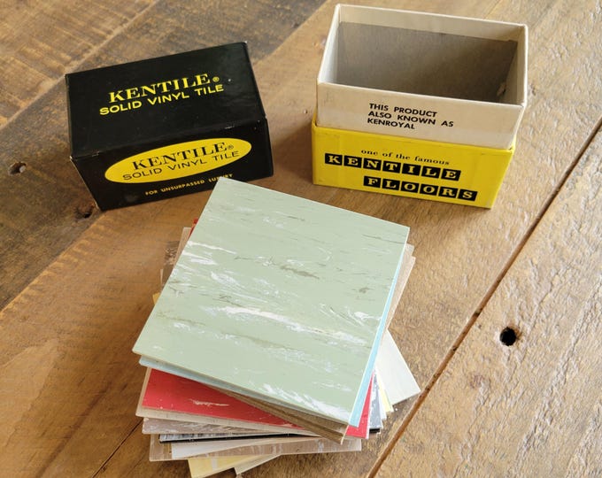 Vintage Kentile Vinyl Tile Salesman Sample * MCM Interior Design ...