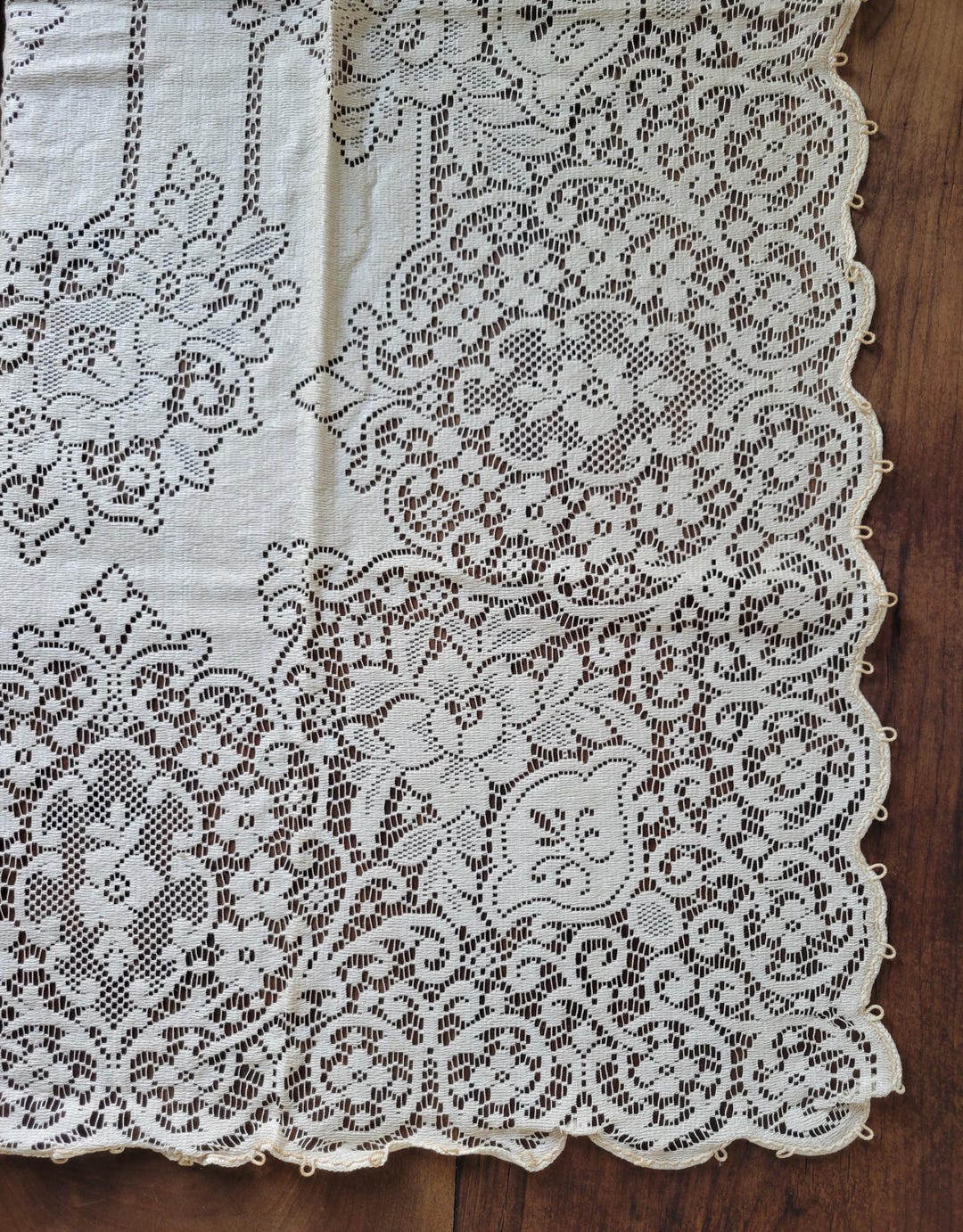 Vintage Quaker Lace Tablecloth 45 X 45 * New Old Stock * Ivory Ecru - Etsy