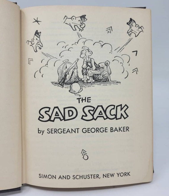 The Sad Sack by Sergeant George Baker 1944 WWII Cartoon - Etsy