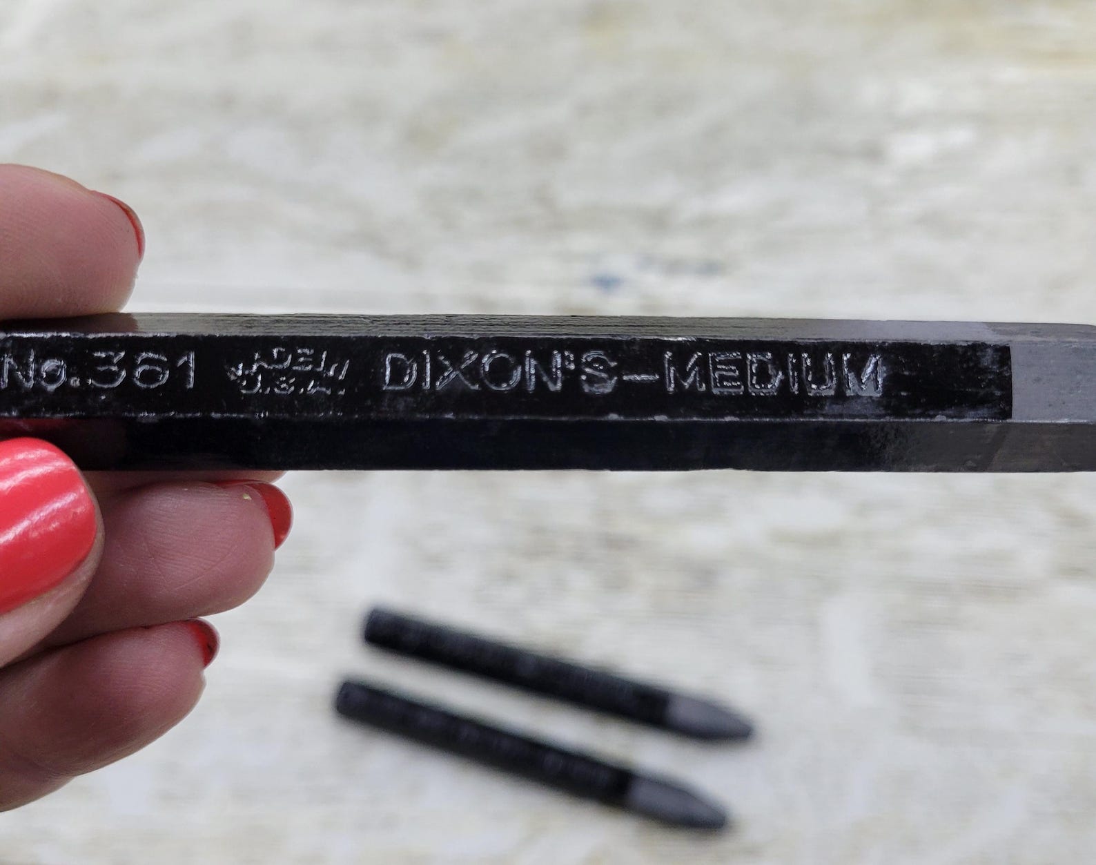 Vintage Dixon Coated Black Graphite Sticks (3) - Etsy