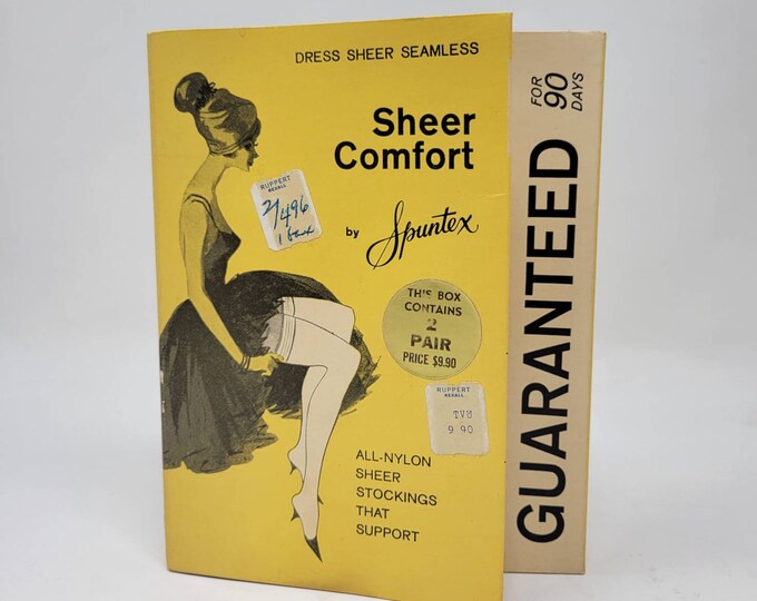 Dress Sheer Nylon Stockings By Spuntex One Pair Etsy