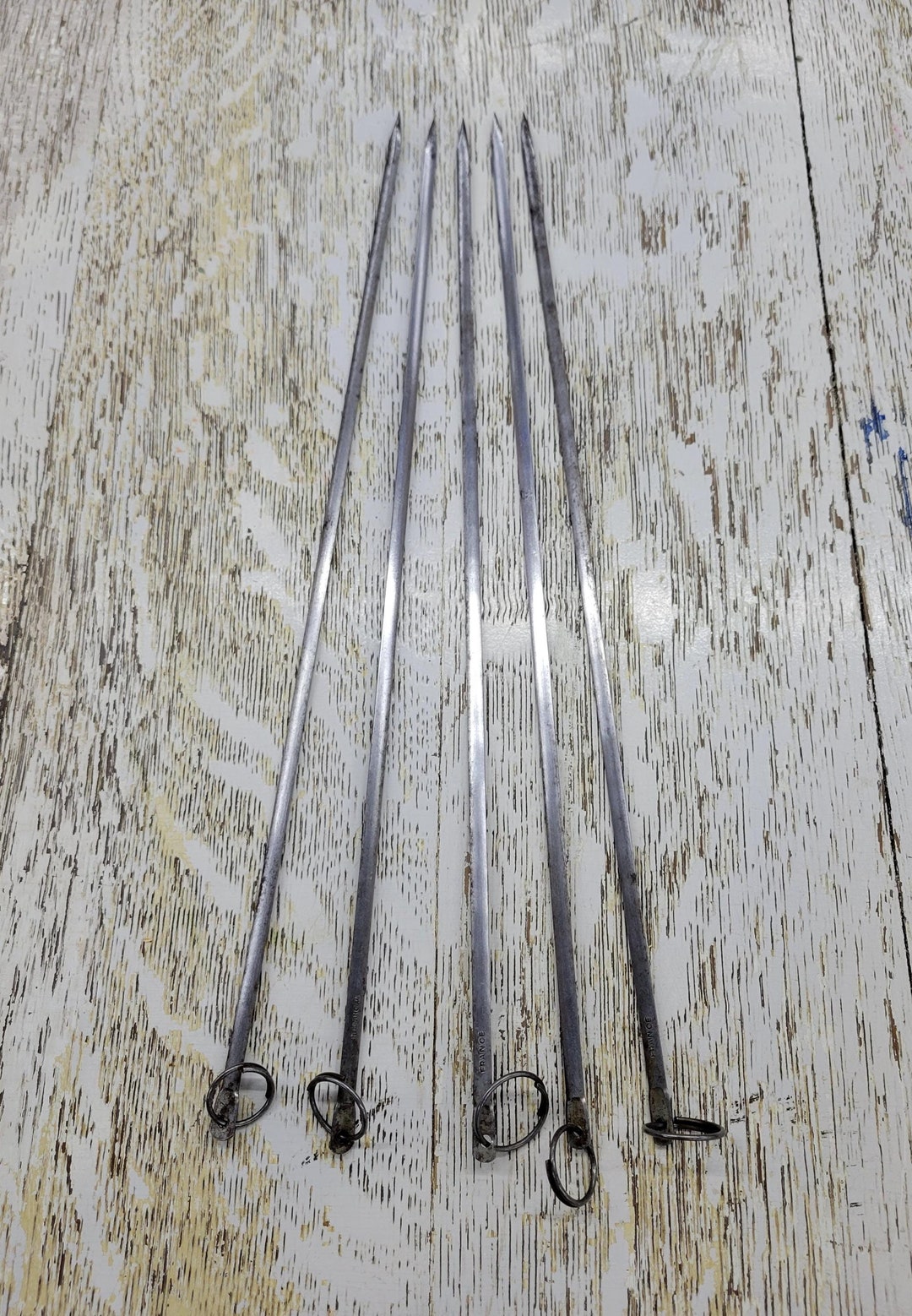 Vintage Meat Trussing Needles (5) * H. France. C * Butcher Skewers ...