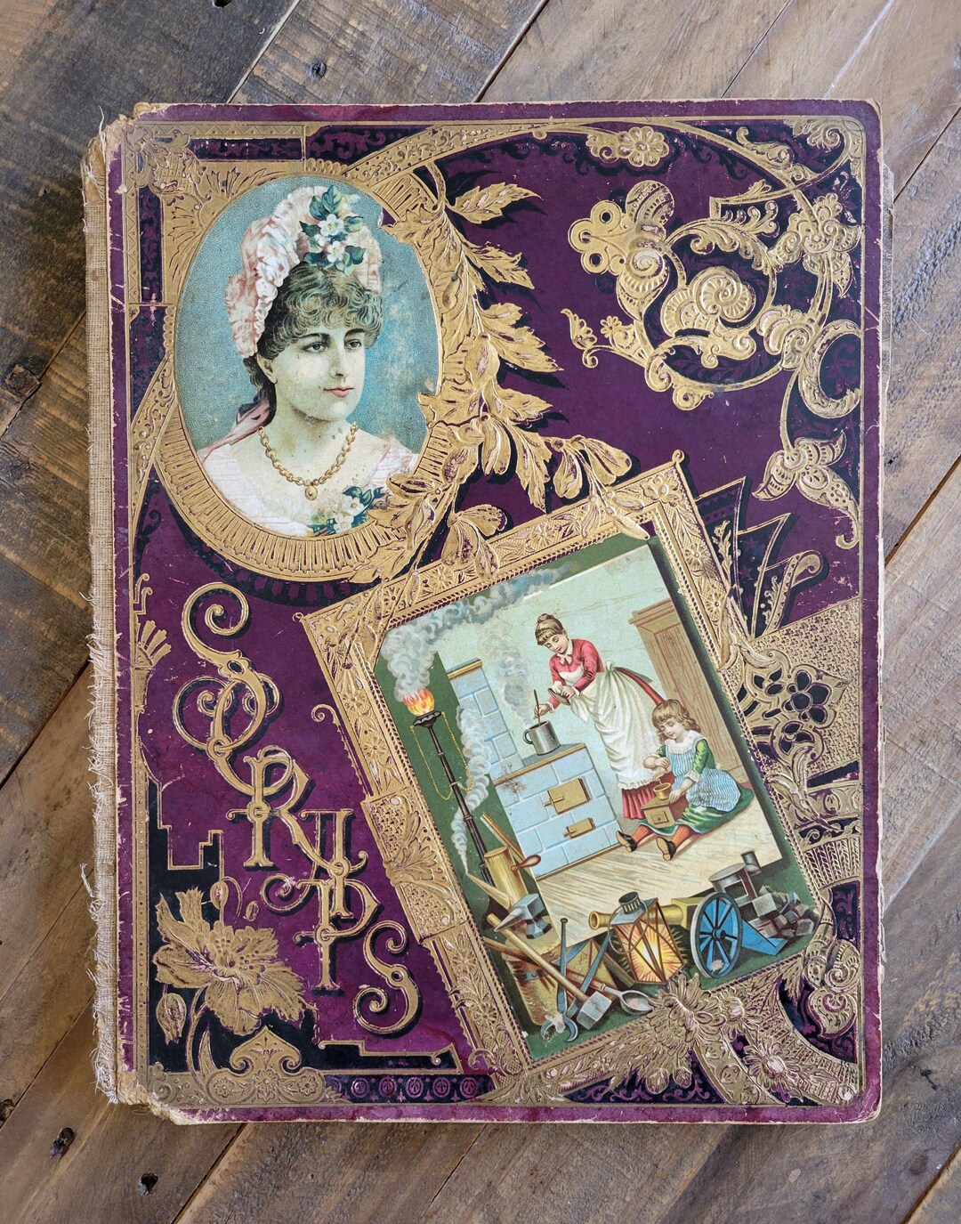 Late 1800s Scrapbook With Political Cartoons * Victorian Scrapbook - Etsy
