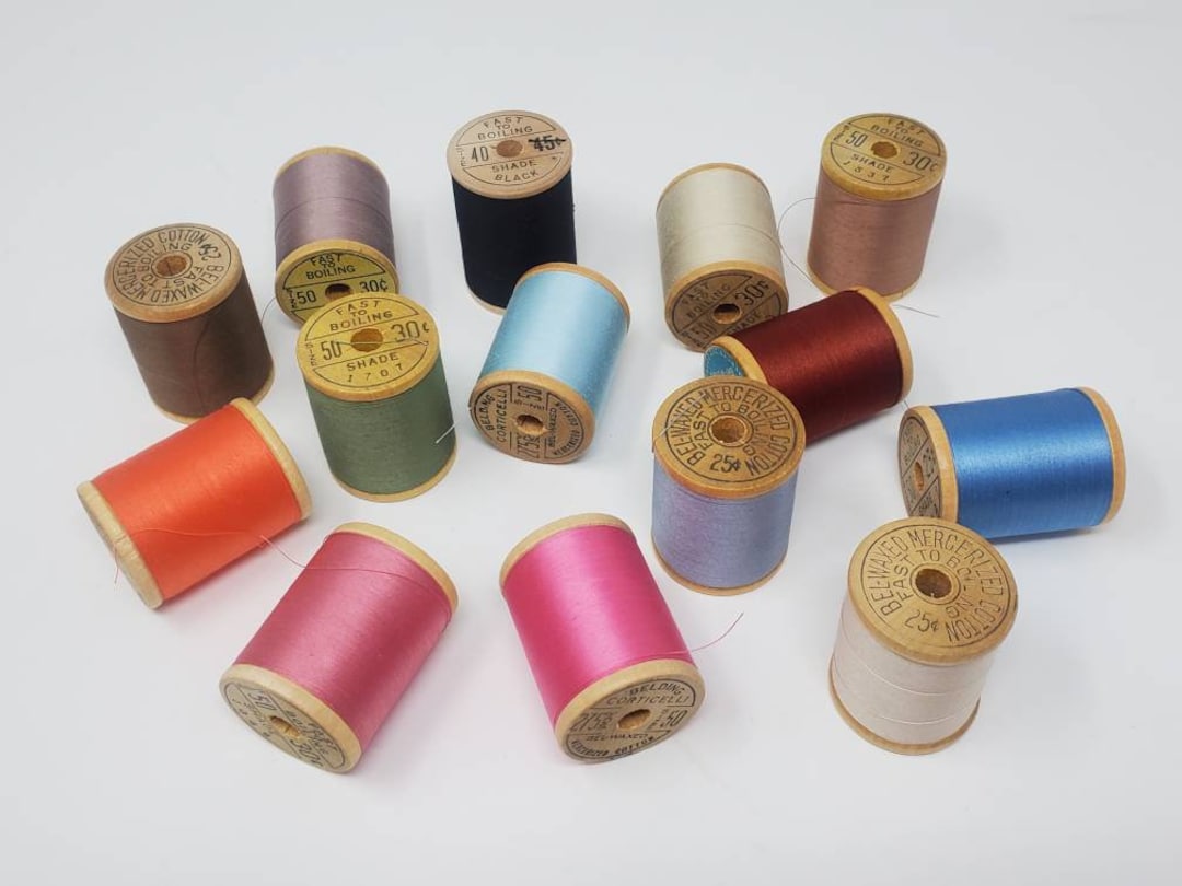 RARE Lot of Vintage Cotton Belding Corticelli Thread 14 - Etsy