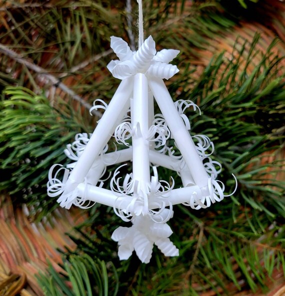 Plastic Straw Ornaments
