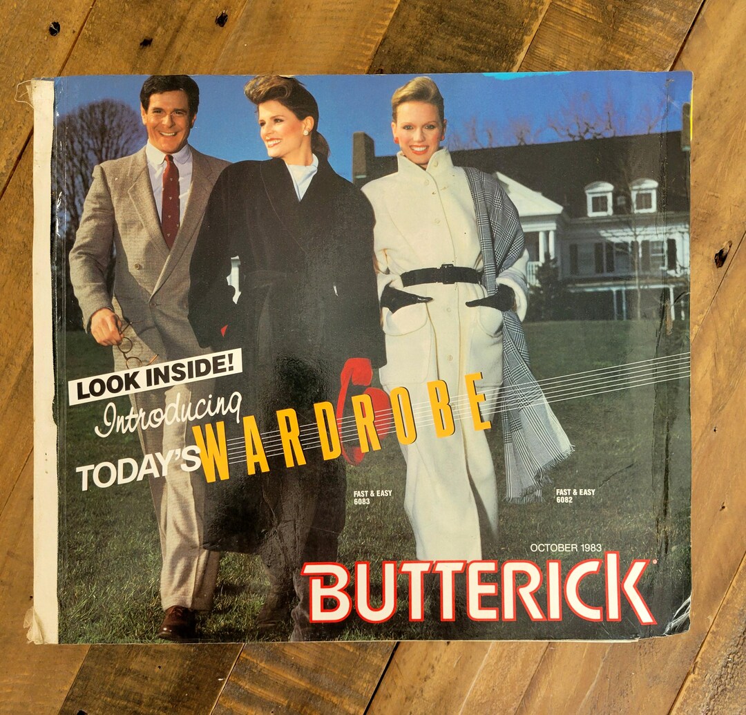 Vintage Butterick Store Sewing Pattern Catalog: October 1983 - Etsy