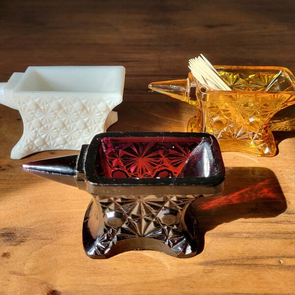 Glass Anvil Toothpick Holder - Etsy