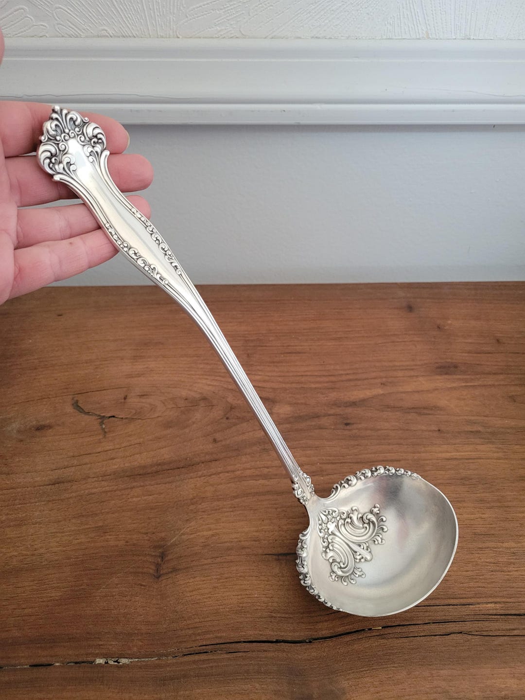 Antique Soup Ladle Rogers Bros A1 Silverplate Berkshire Pattern - Etsy