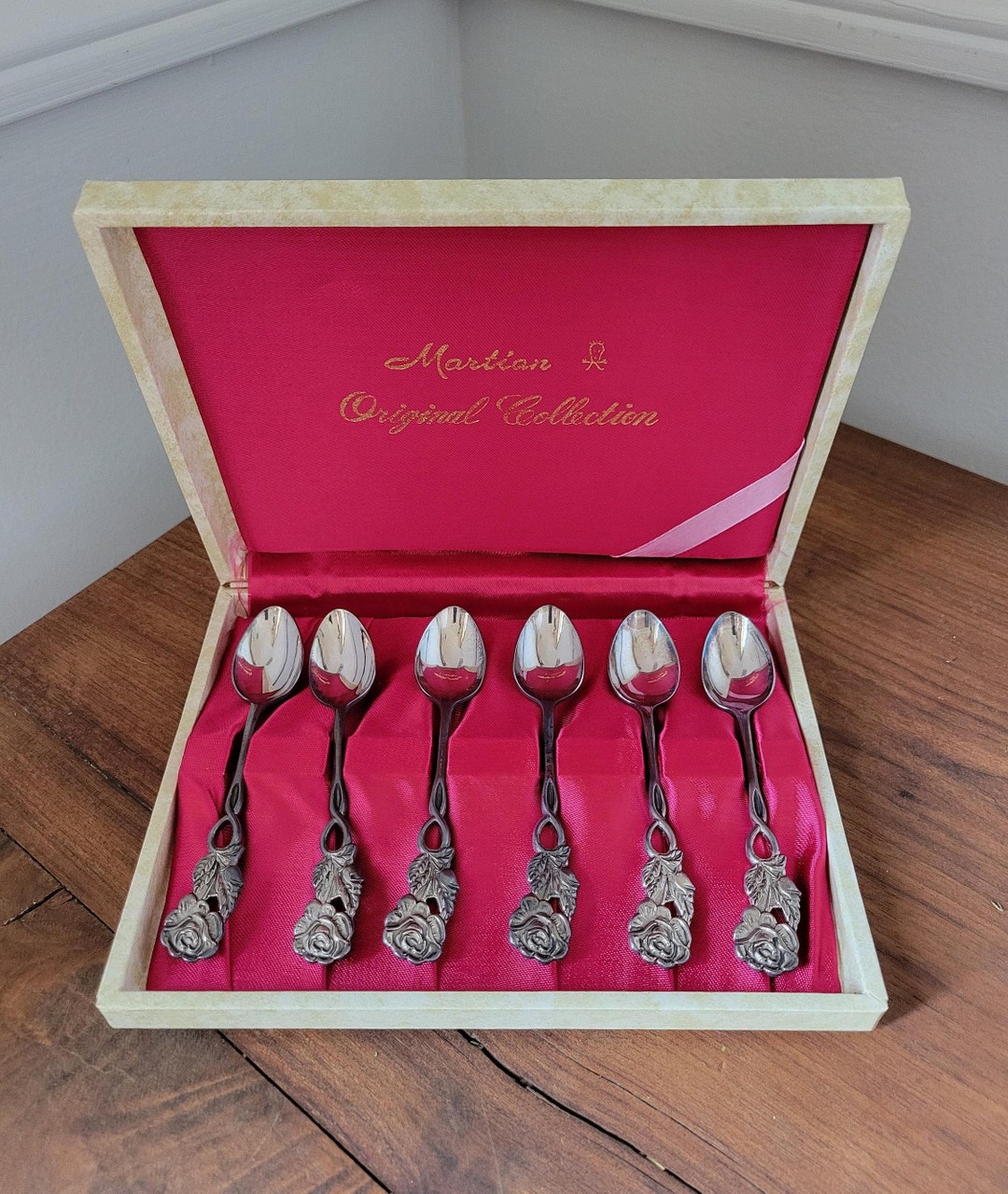 Vintage Martian Rose Demi Spoon Set * New Old Stock - Etsy